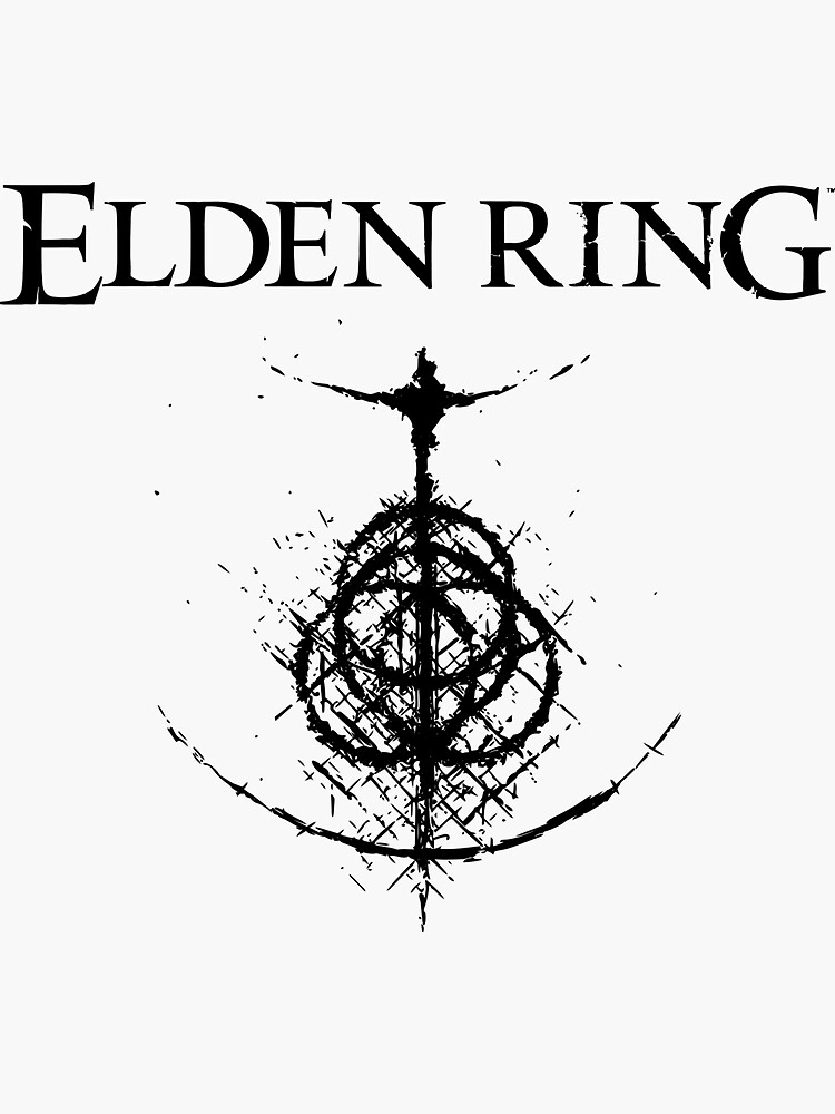 "Elden Ring Logo 4k" Sticker for Sale by Doomer-Shop | Redbubble