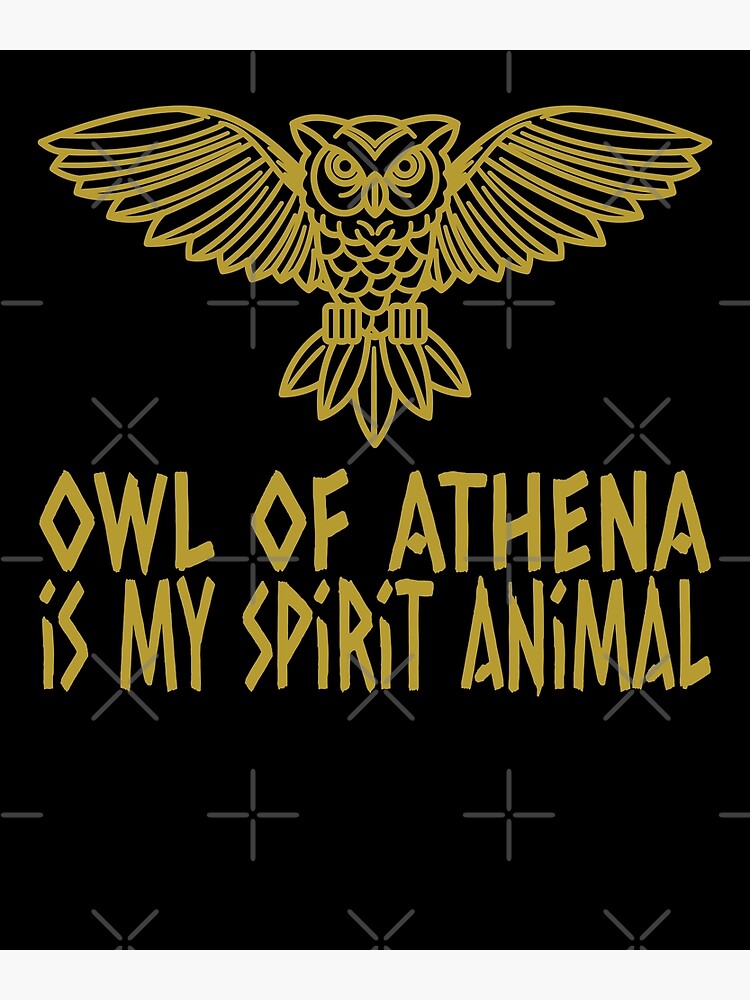 Póster «Diosa griega antigua de la sabiduría | Búho De Atenea» de ...