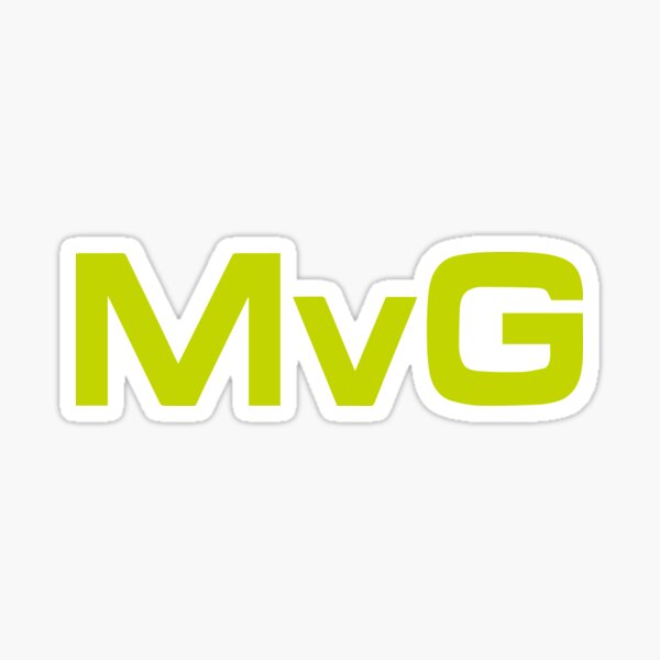 "MVG alternate logo" Sticker by FlawlessCheese | Redbubble