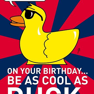 "A Rubber Duck Birthday Card 2" Greeting Card for Sale by mjfouldes ...