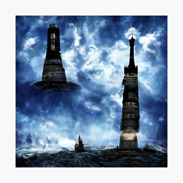 " Accidents of Solitude -- Lighthouse Medieval Gothic Digital Art ...