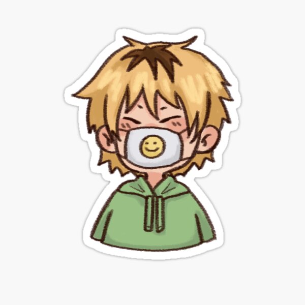 "Mask Hide" Sticker for Sale by demonshooky | Redbubble