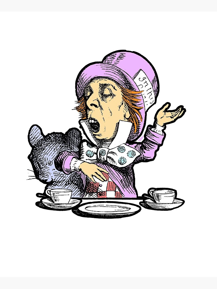 "The Mad Hatter from Alice in Wonderland colorized version" Poster for ...