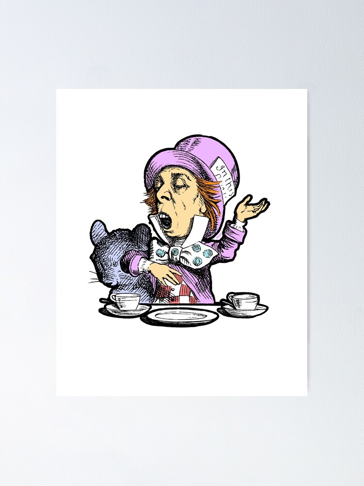 The Mad Hatter From Alice In Wonderland Colorized Version Poster For Sale By Htg George
