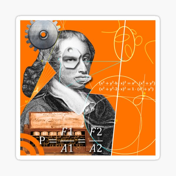 "Pascal" Sticker by Collagophy | Redbubble