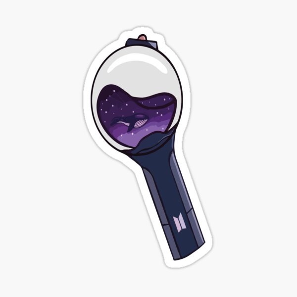 "Lightstick(army bomb)-BTS" Sticker by Blood-of-GHOST | Redbubble