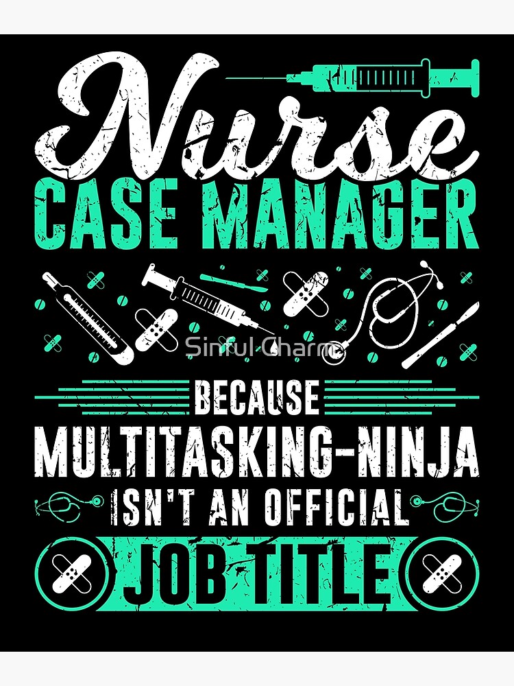 Póster «Enfermera Administradora de casos Profesional médico Multitarea ...