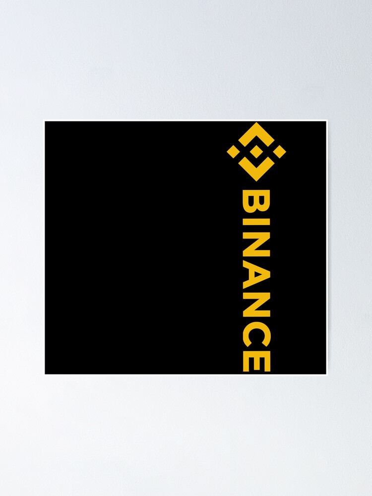 "Binance BNB Crypto Vertical Logo" Poster for Sale by odyssus | Redbubble
