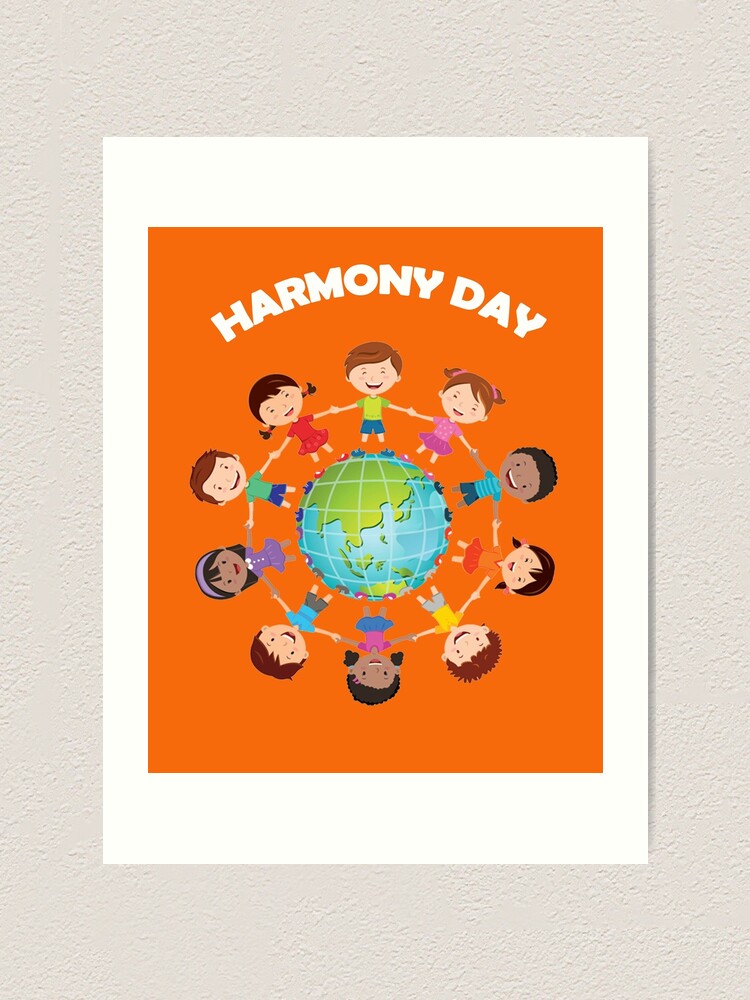 "Harmony Day 2022, harmony day orange, harmony day australia" Art Print ...