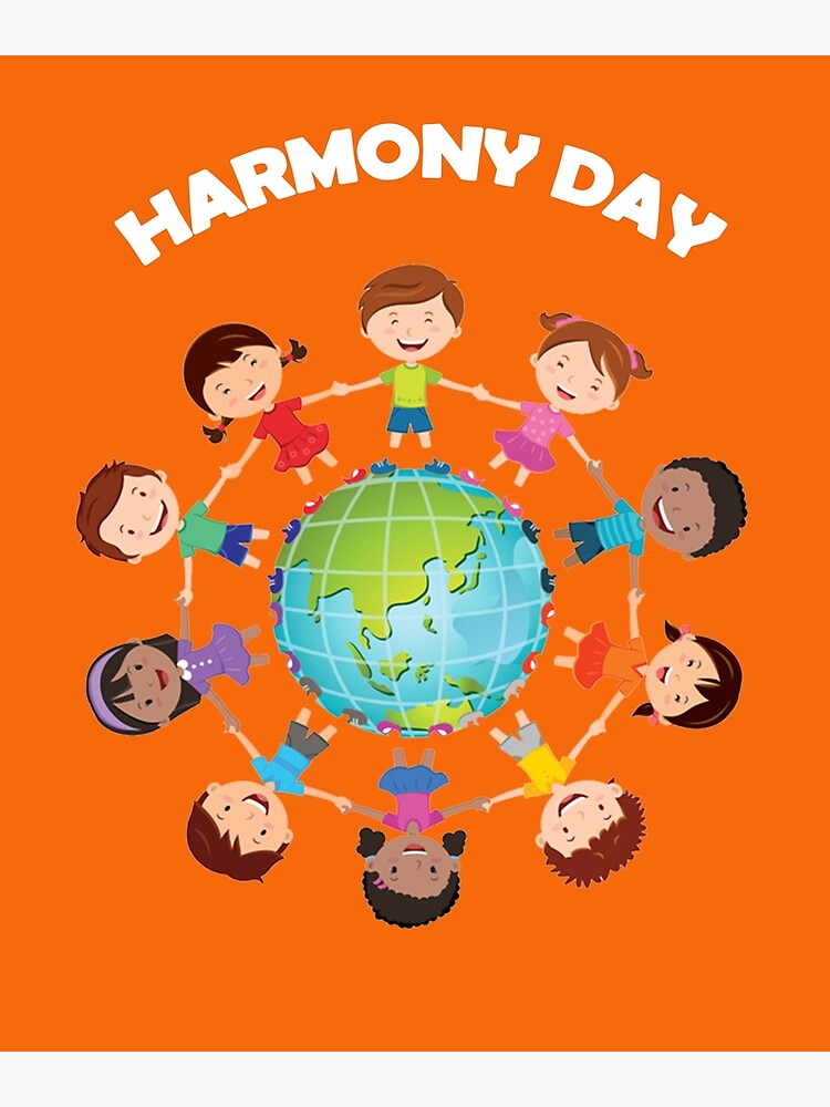 "Harmony Day 2022, harmony day orange, harmony day australia" Art Print ...