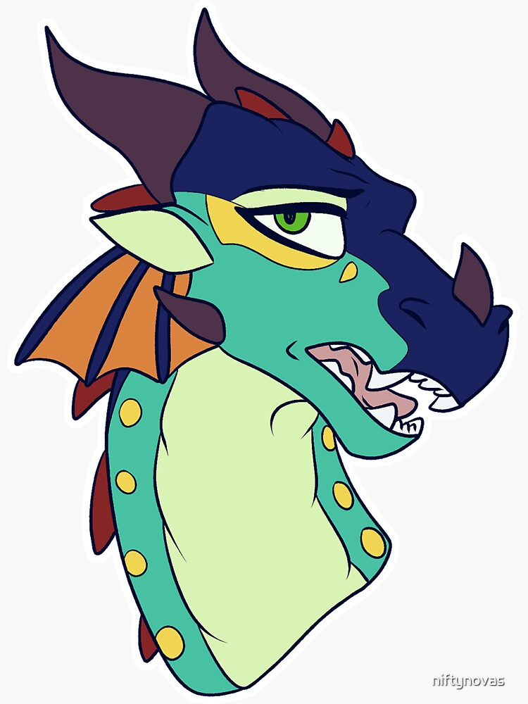 "Glory Wings of Fire" Sticker for Sale by niftynovas | Redbubble