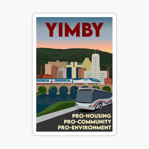 "Reading PA YIMBY" Sticker by TobinStone | Redbubble