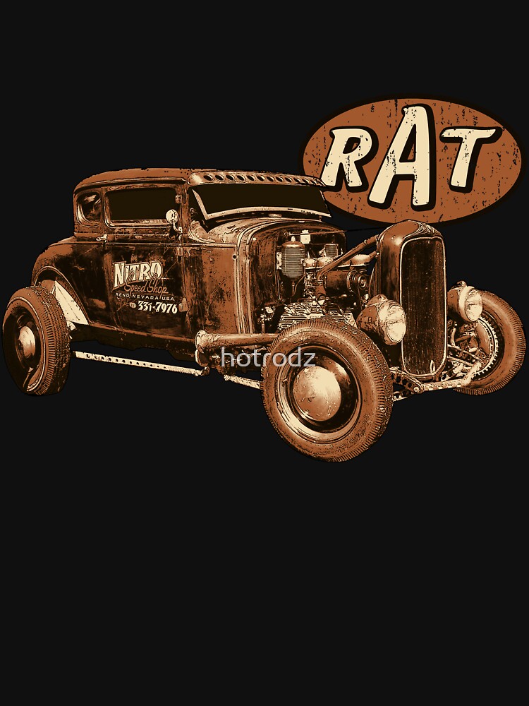 "RAT - Nitro" T-shirt for Sale by hotrodz | Redbubble | mopar t-shirts ...