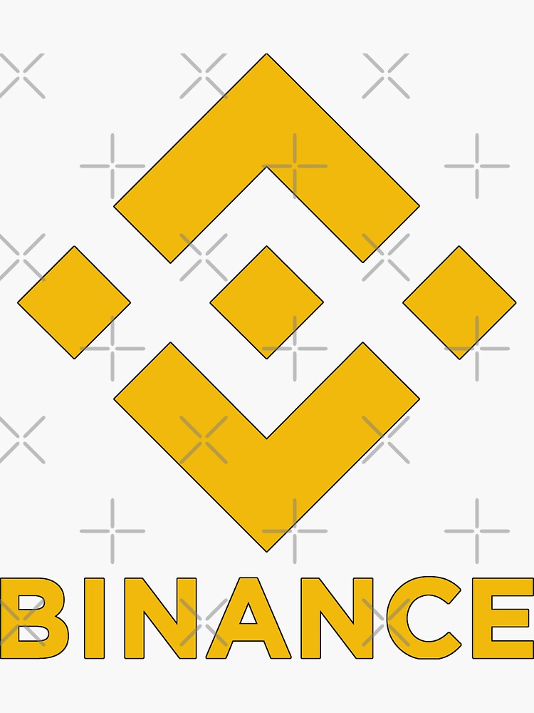 "Binance BNB Crypto Pocket Logo" Sticker by odyssus | Redbubble