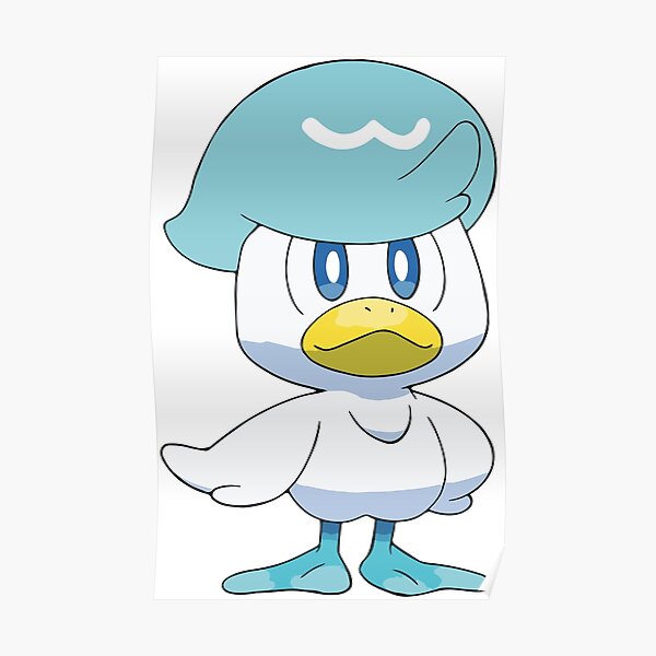 " Cute duck Quaxly " Poster for Sale by Bonobofy | Redbubble