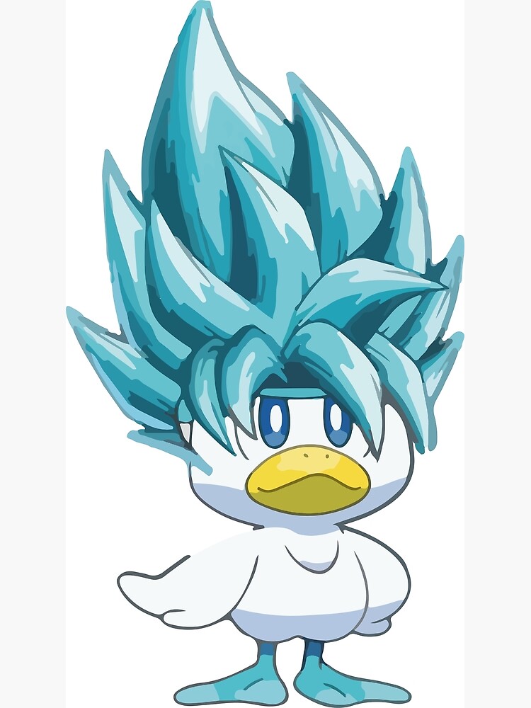 "Cute duck Quaxly exciting hair" Poster for Sale by Bonobofy | Redbubble