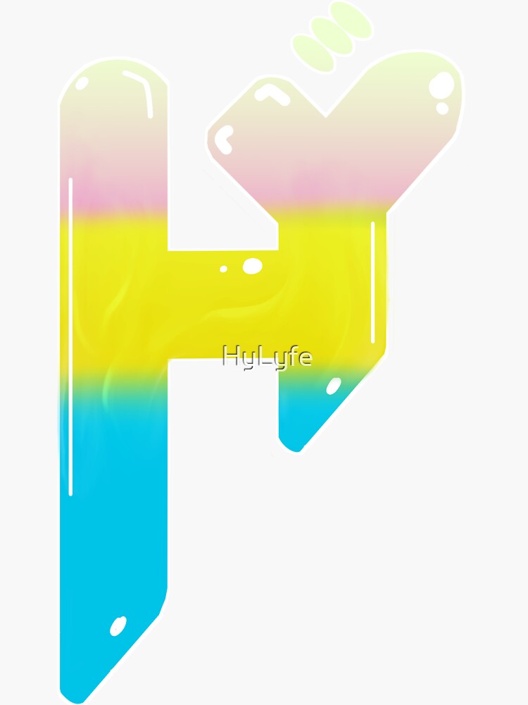 "Hy Pansexual Pryde!" Sticker for Sale by HyLyfe | Redbubble