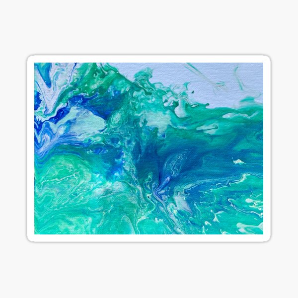 "Seafoam Mist" Sticker by mads-n-sade | Redbubble