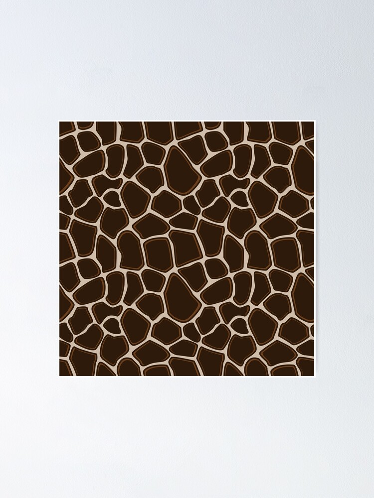 "Giraffe Coat Spots (Pattern Print)" Poster by MoePark | Redbubble