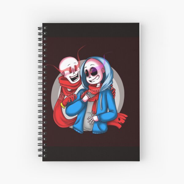 "Sans and papyrus - dusttale undertale" Spiral Notebook for Sale by ...