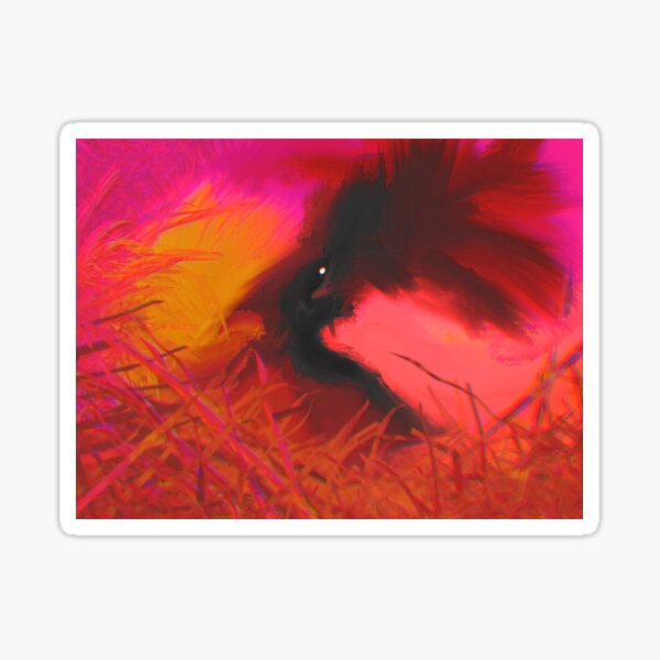 "Angry Chicken" Sticker for Sale by crownexion | Redbubble