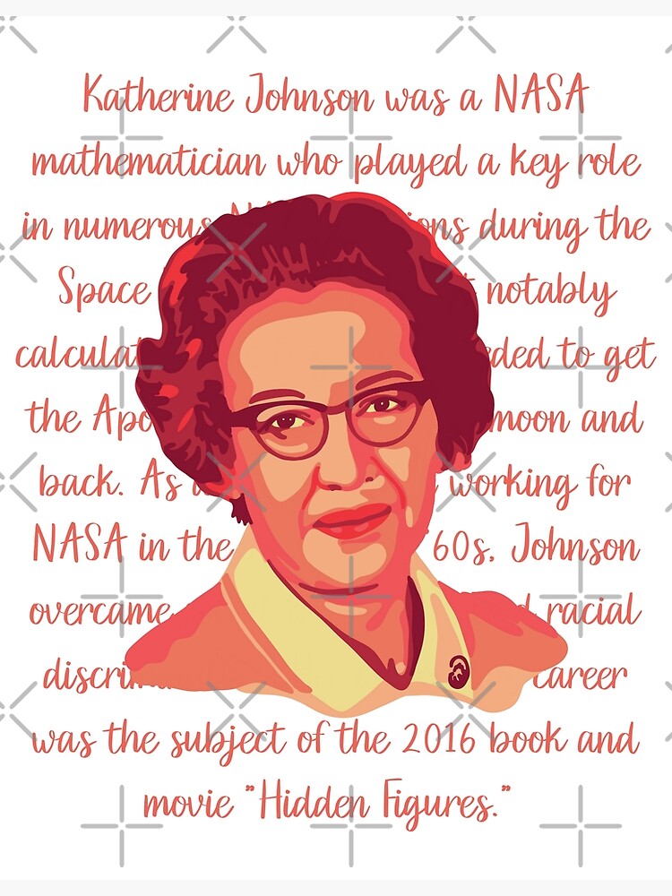 Katherine Johnson Portrait and Quote Canvas sold by Eduardo Franco ...