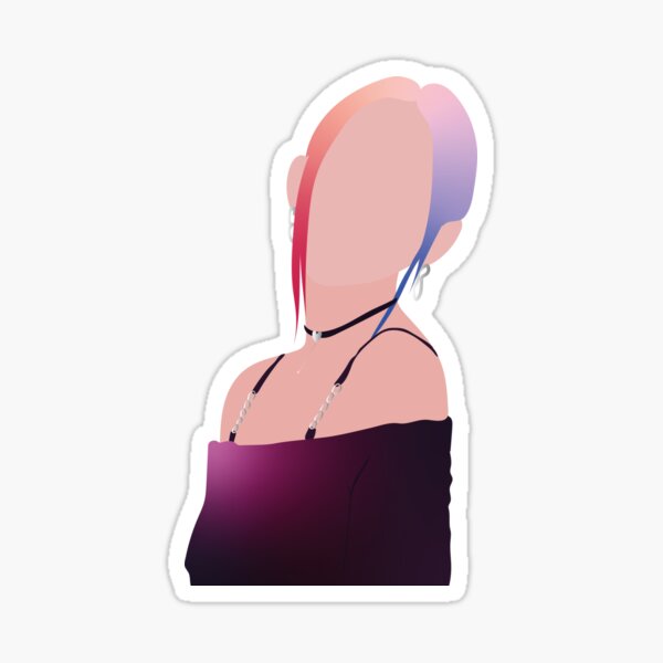 "GAHYEON (DREAMCATCHER) stamp" Sticker by iucheshire | Redbubble