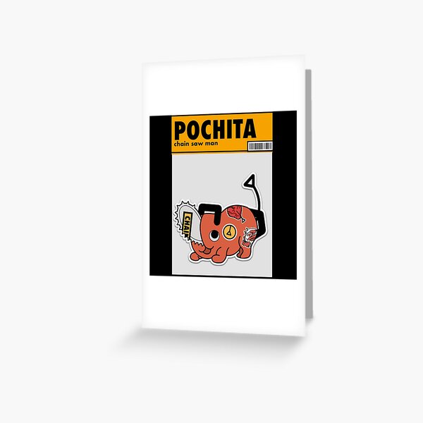 "Pochita Ticket Chainsaw Man Fan Art" Greeting Card for Sale by ...