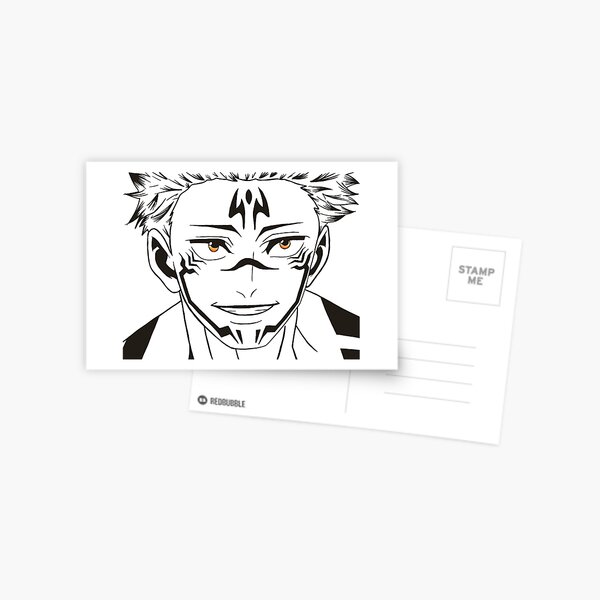 "Sukuna Jujutsu Kaisen Anime/Manga Fan Art" Postcard for Sale by ...