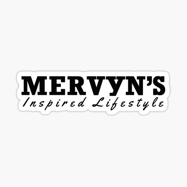 "Mervyns Inspired Lifestyle" Sticker by Minda2021 | Redbubble