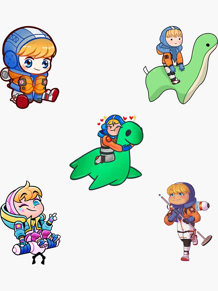 "wattson apex legends pack" Sticker by Ola-store | Redbubble