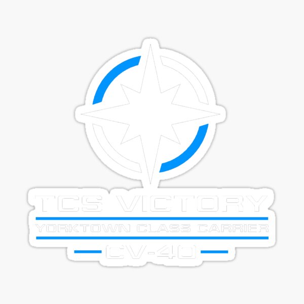 "Wing Commander TCS Victory" Sticker by Spacedock | Redbubble