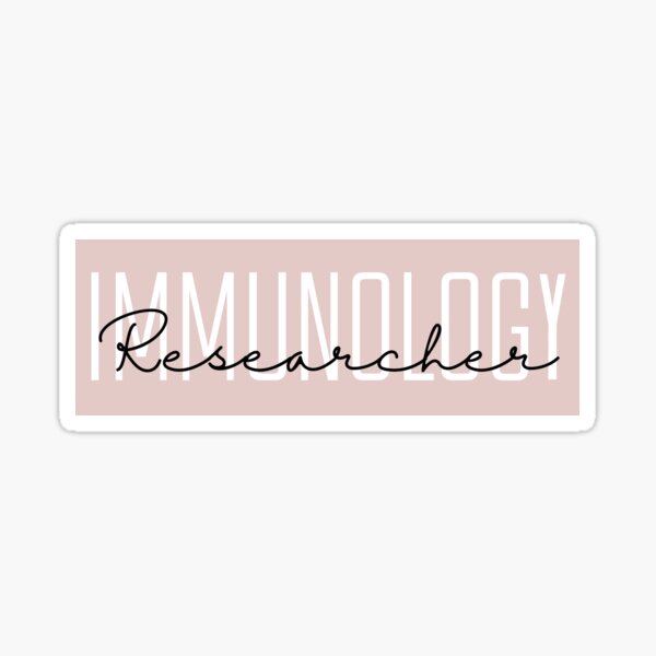 "Immunology Researcher" Sticker by KatarinaAndCo | Redbubble