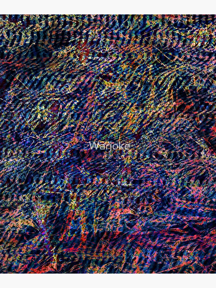 " Grunge radio waves abstract art" Poster for Sale by Warjoke | Redbubble