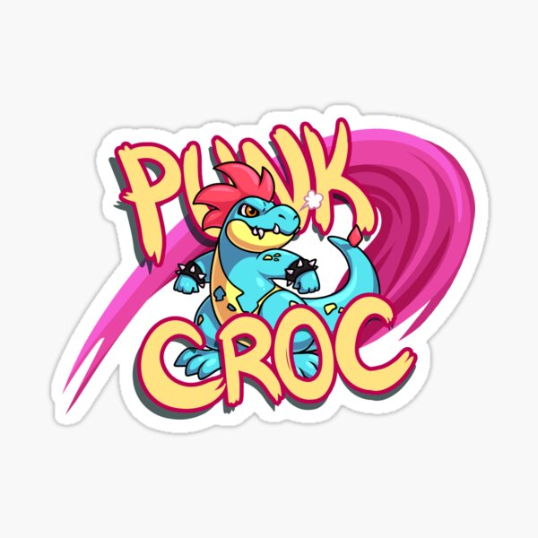 "Punk Croc" Sticker by metallicumbrage | Redbubble