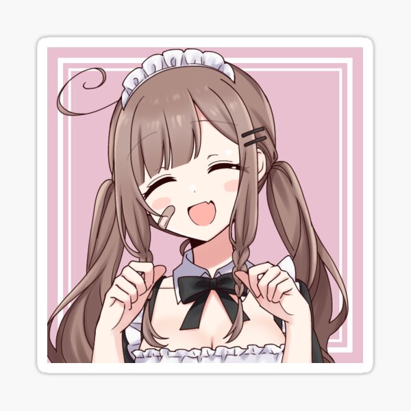 "anime girl maid" Sticker by uwuyaliii | Redbubble
