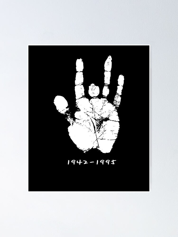 "Jerry Garcia Hand print" Poster for Sale by GYUSRF | Redbubble