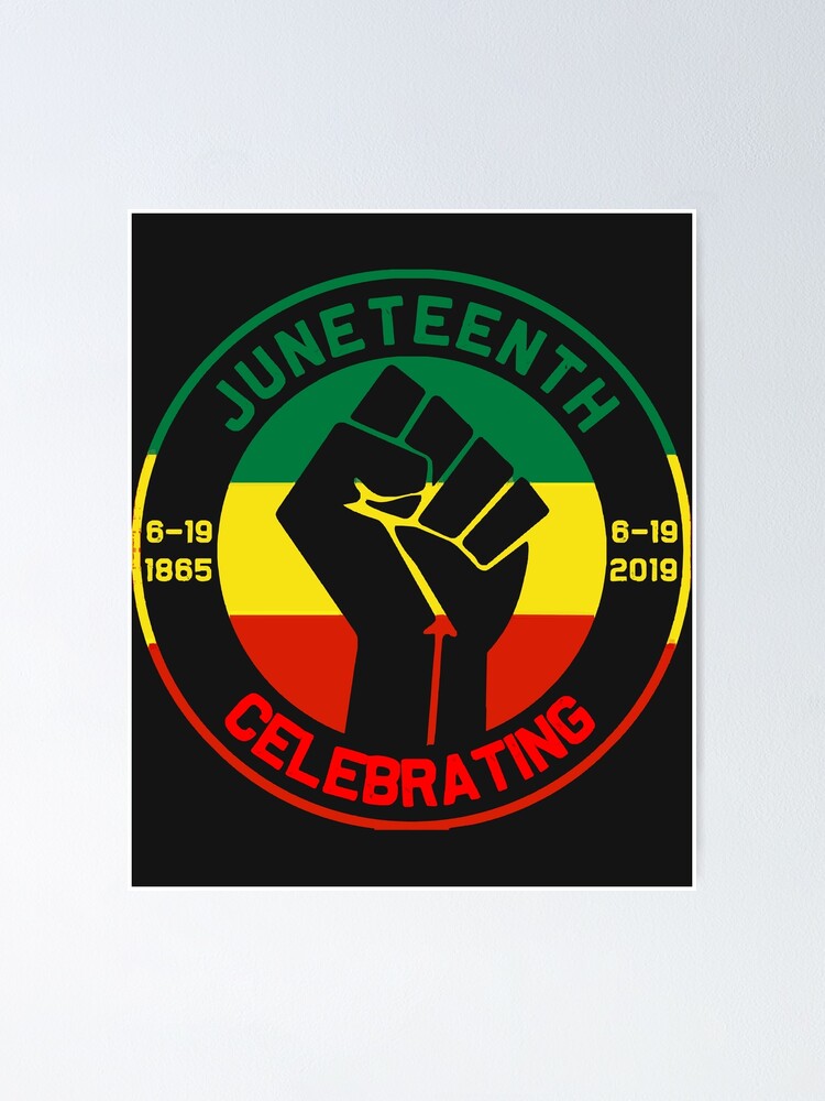 Póster « Juneteenth, Juneteenth Día de la Independencia,» de ...