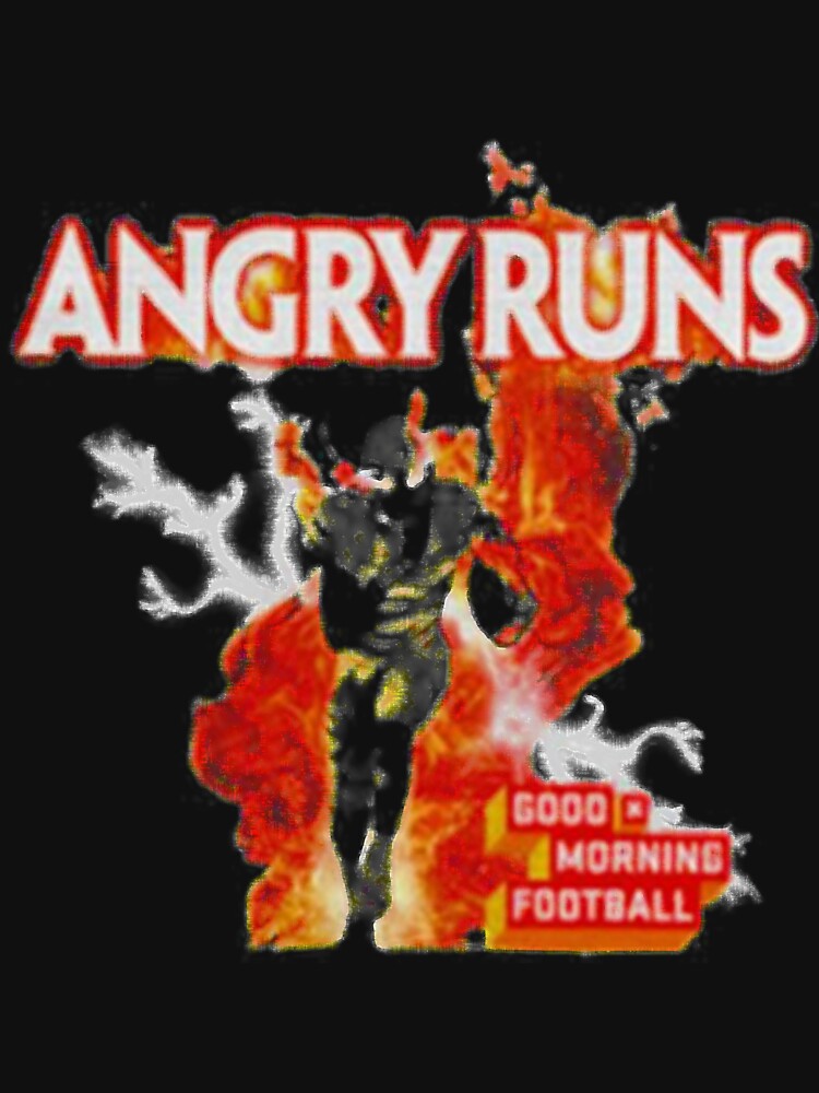 " Angry Runs Good Morning Football " Essential T-Shirt for Sale by ...