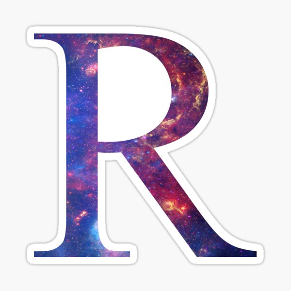 "R" Sticker for Sale by mynameisliana | Redbubble