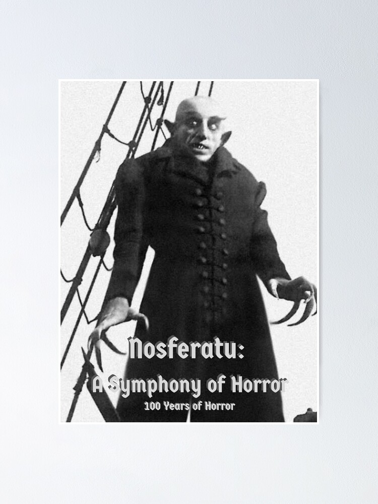 "Nosferatu Symphony Of Horror 100 years" Poster for Sale by NecropolisNight | Redbubble