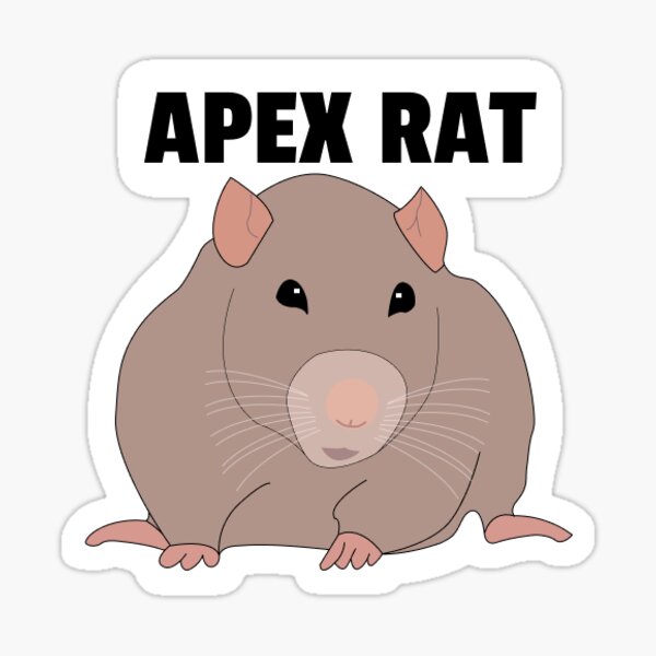 "Apex Rat" Sticker by SwantonDesign | Redbubble
