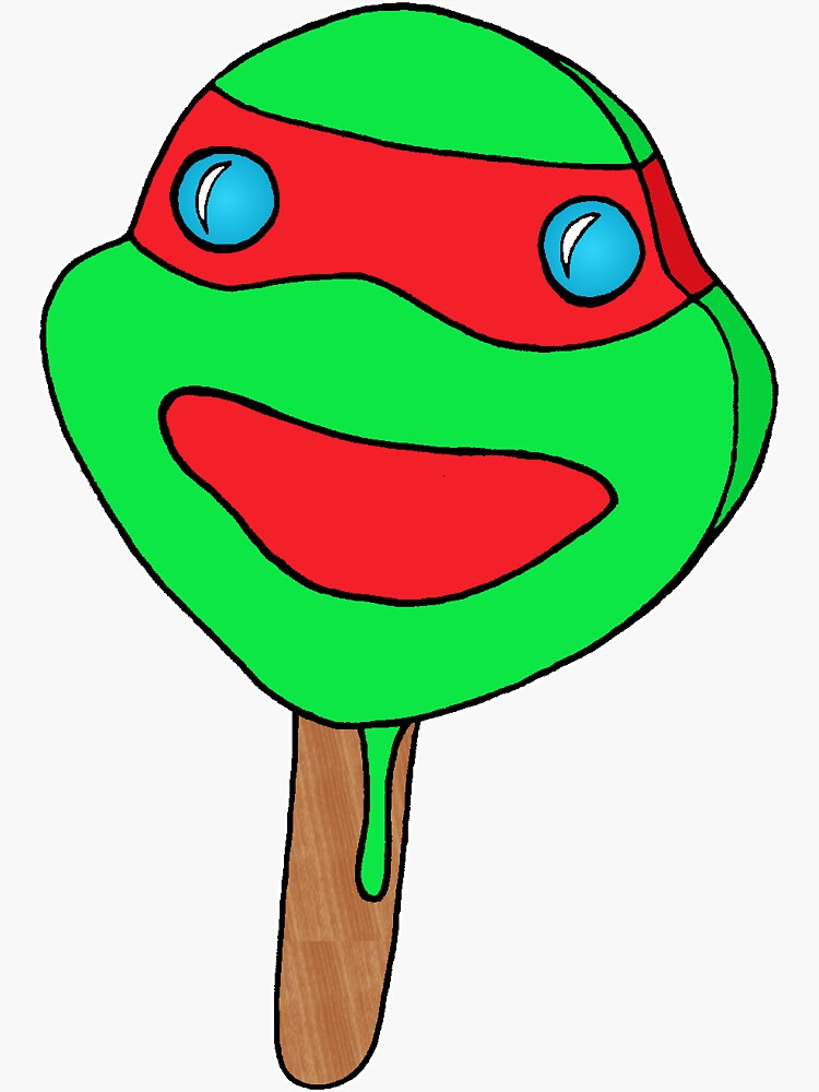 "Raphael Popsicle" Sticker for Sale by renycampbell | Redbubble