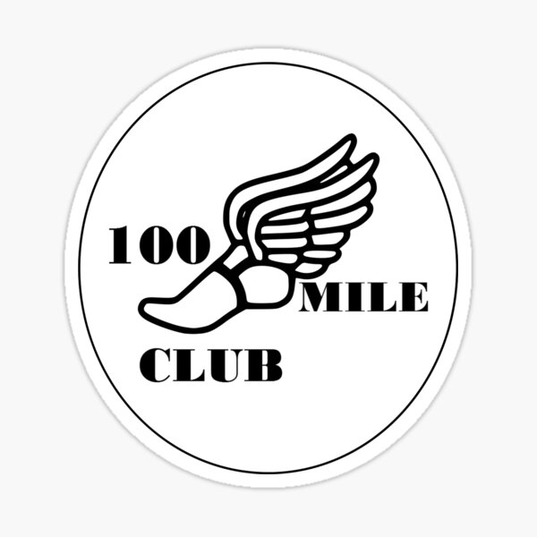 "100 Mile Club" Sticker for Sale by whitechristmas | Redbubble
