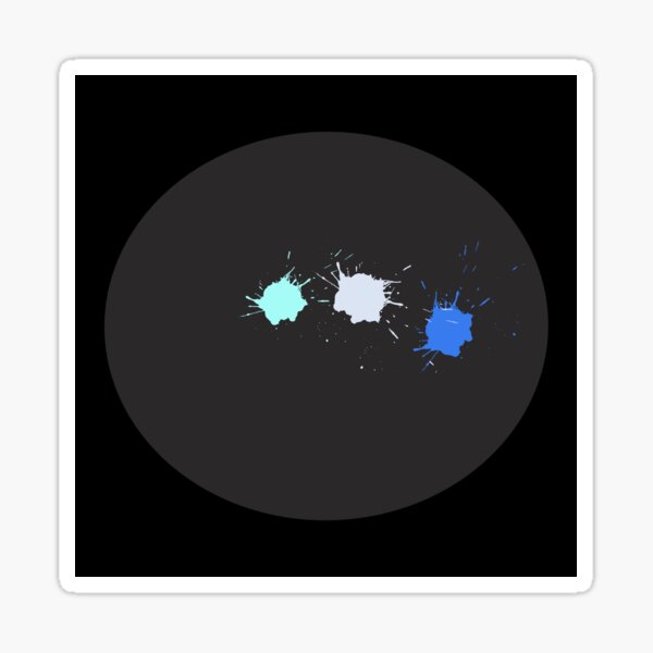 "Splatter " Sticker by Artbynahid | Redbubble