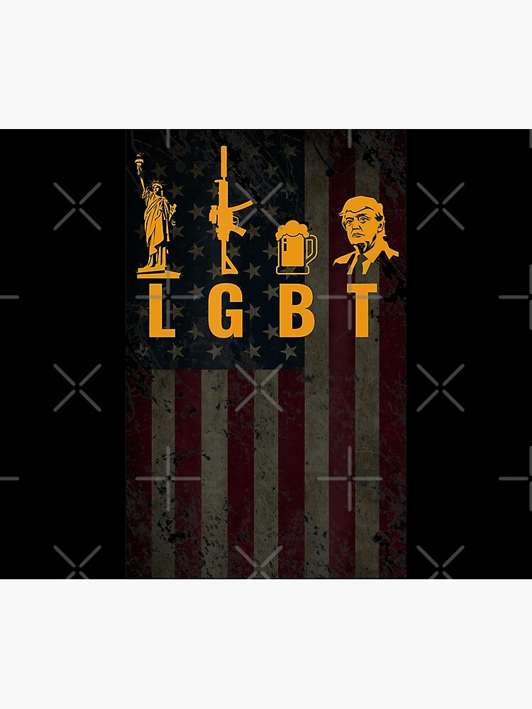 "Funny Pride LGBT - American Flag" Poster for Sale by SulBAWA | Redbubble