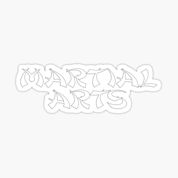 "Karate" Sticker by deanworld | Redbubble