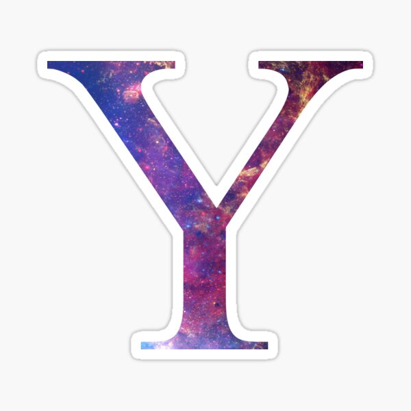 "Y" Sticker by mynameisliana | Redbubble