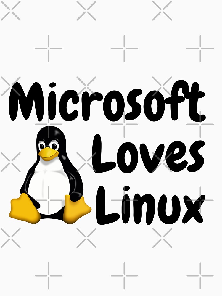 "Microsoft + Linux | Make Fun of Dev Life" T-shirt for Sale by ZecLabs | Redbubble | linux t ...