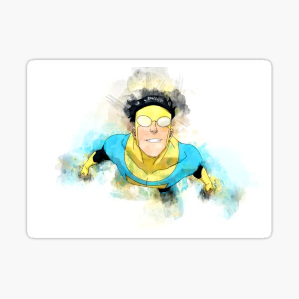 "Invincible from Invincible *watercolor*" Sticker by Stylizing4You ...